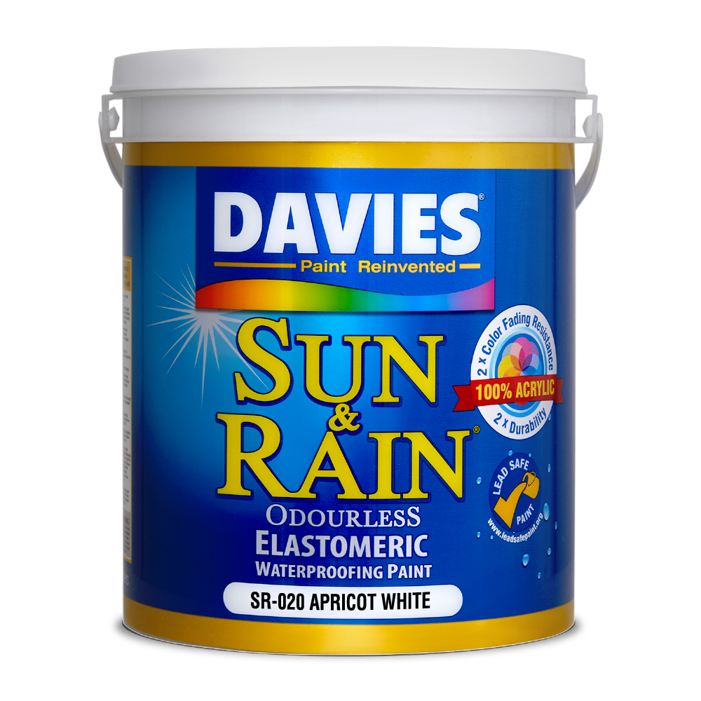 DAVIES SR 020 4 SUN RAIN TC SH APRICOT WHITE 4L One Stop Shop Home DAVIES SR 020 4 SUN RAIN TC SH APRICOT WHITE 4L One Stop Shop Home